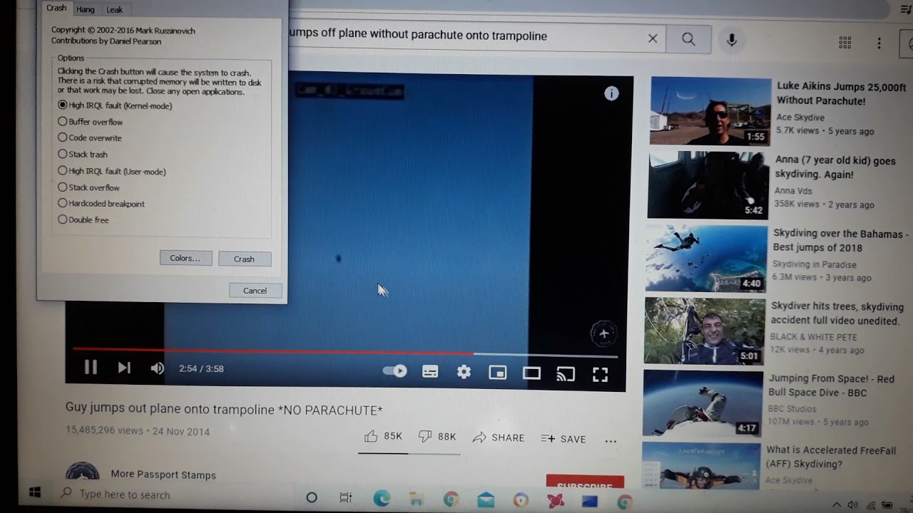 Windows BSOD 146 - YouTube