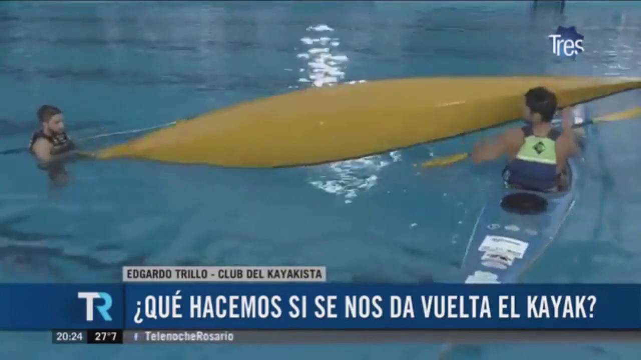 ¿Qué hacemos si se nos da vuelta un kayak? - YouTube