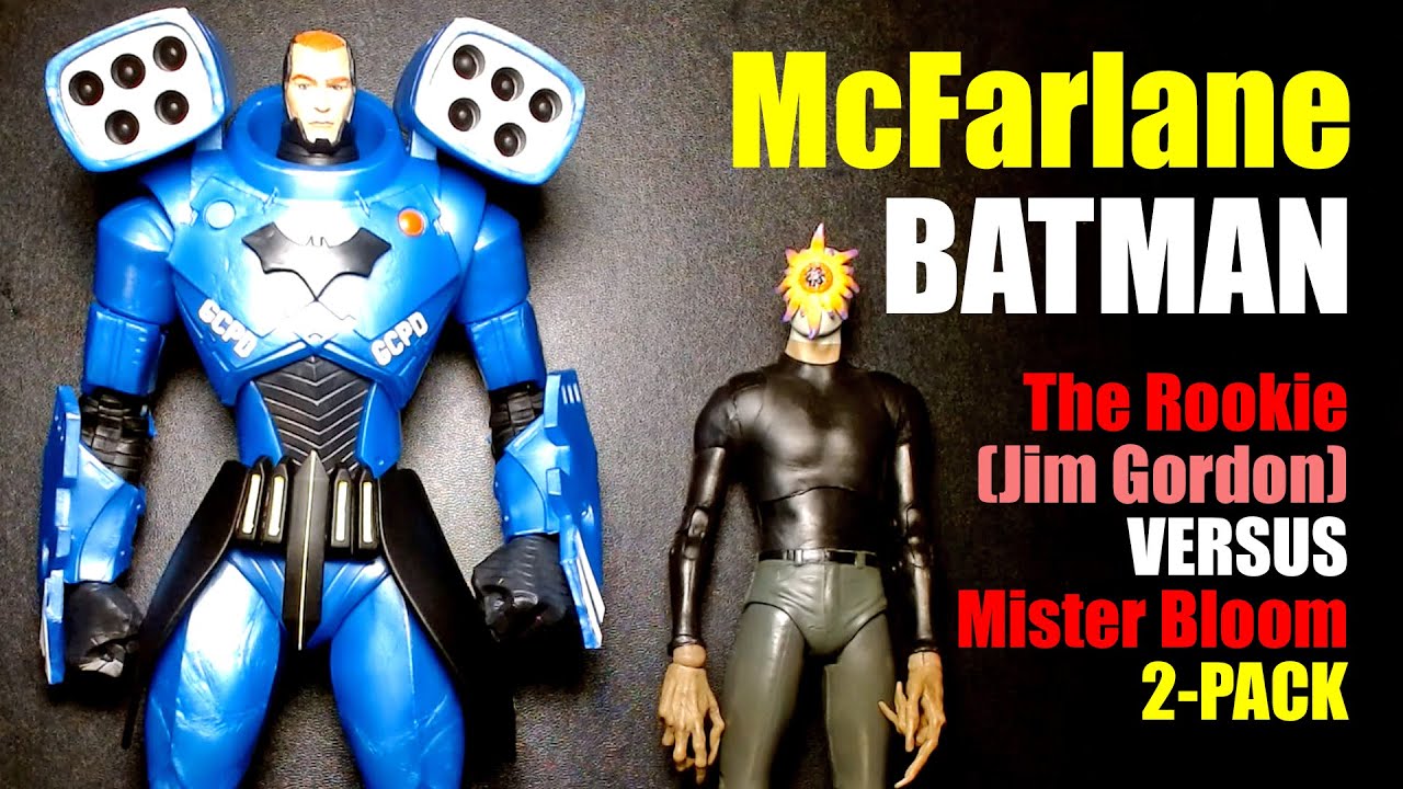 McFarlane Batman The Rookie & Mister Bloom Jim Gordon Superheavy DC ...