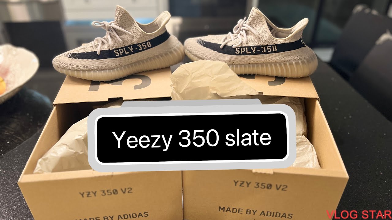 Yeezy 350 Slate - YouTube