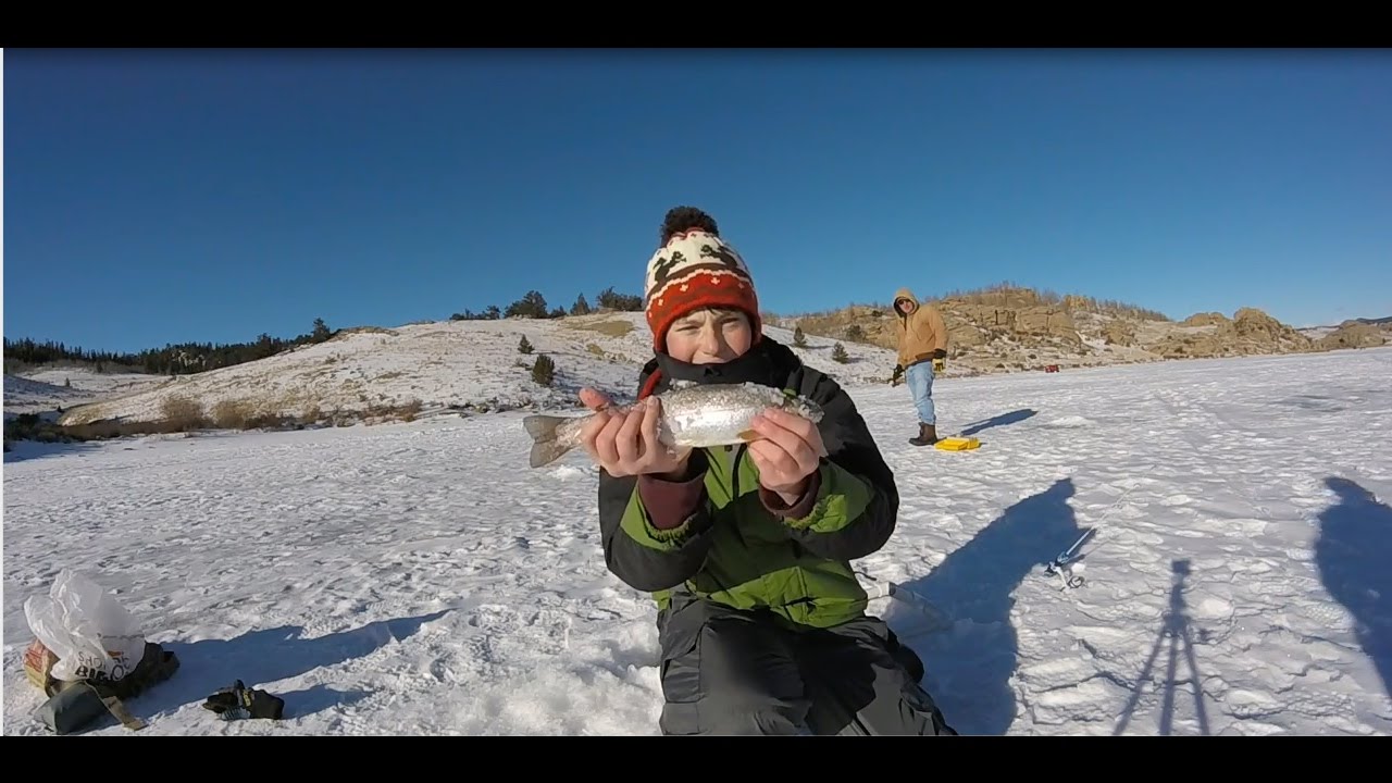 Ice Fishing 2017 | Rainbow Trout - YouTube
