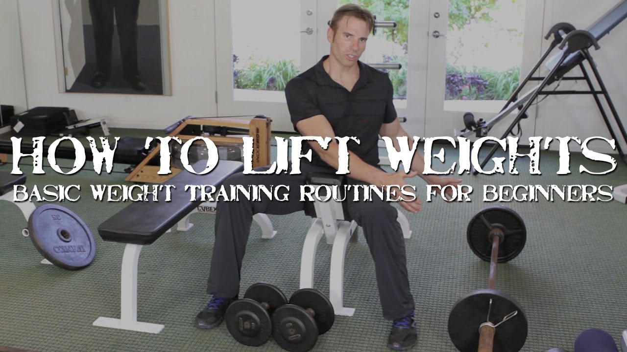 How to Lift Weights 6: Upper-Body Workout for Beginners - YouTube