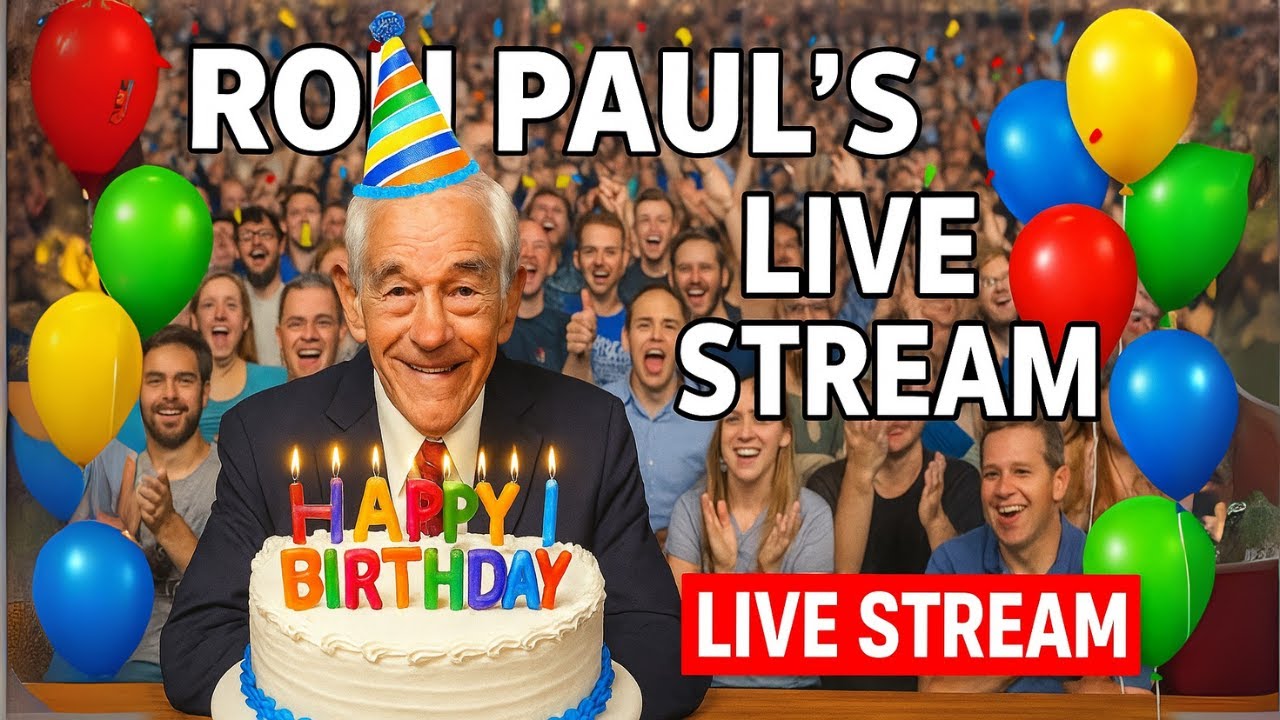 LIVE: Ron Paul’s 90th Birthday BBQ – A Historic Celebration of Liberty ...