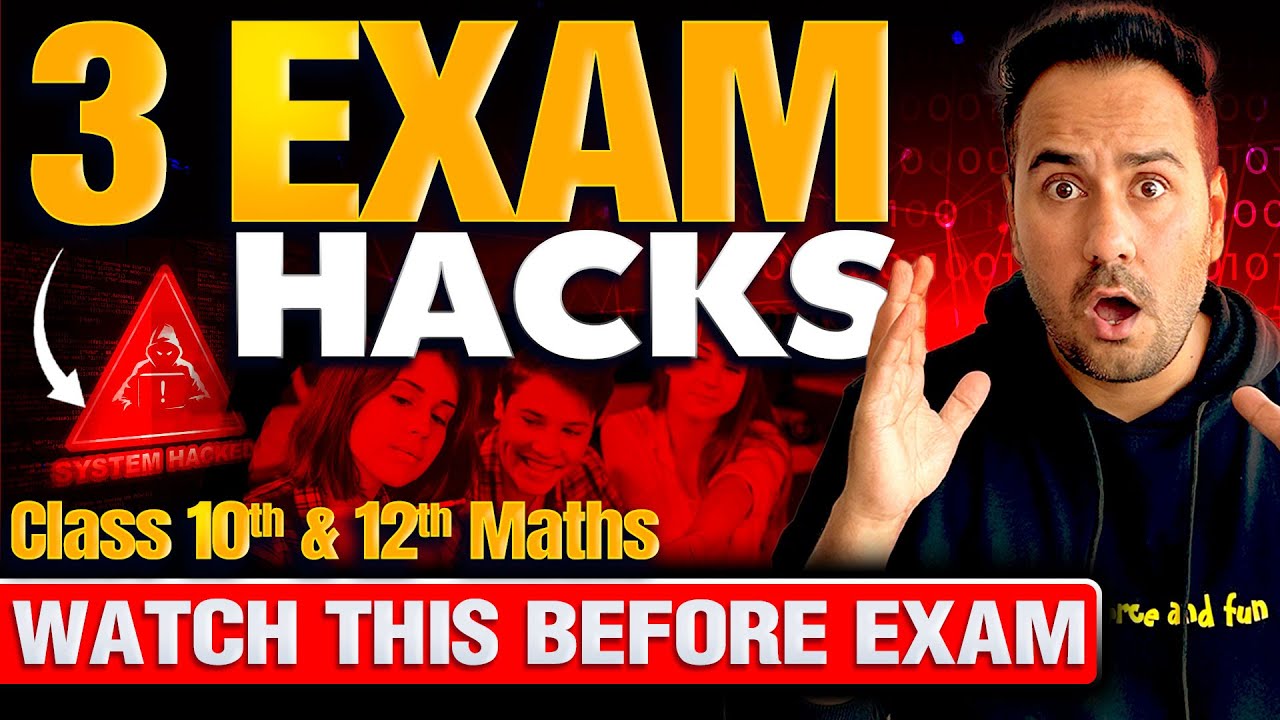 3 Exam Hacks to Boost Your Maths Score! | Must Watch Before Board Exam ...
