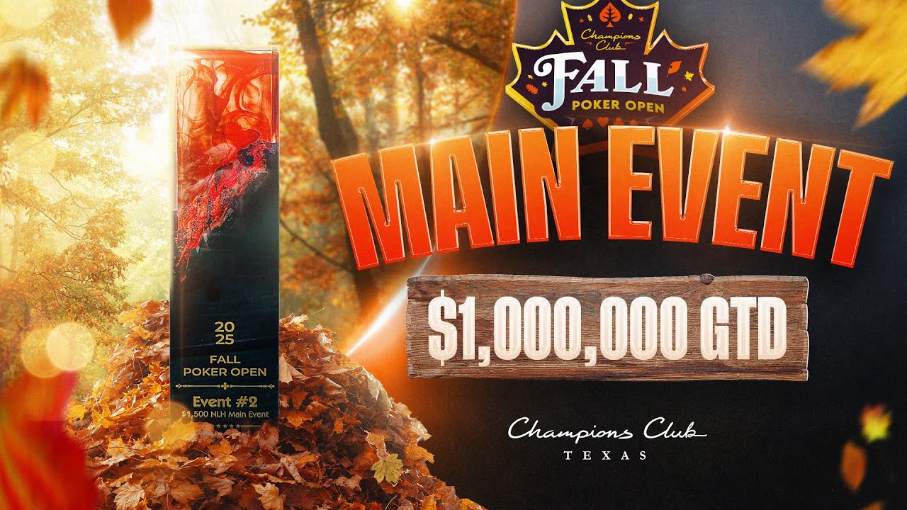 Fall Poker Open - Event#2 - $1,000,000 GTD - $1,500 NLH Main Event ...