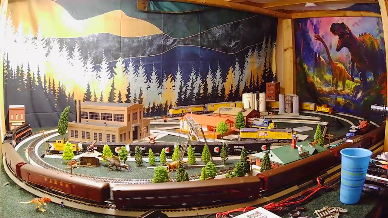 Trains @ chill on the loft layout. Like & subscribe to help channel ...