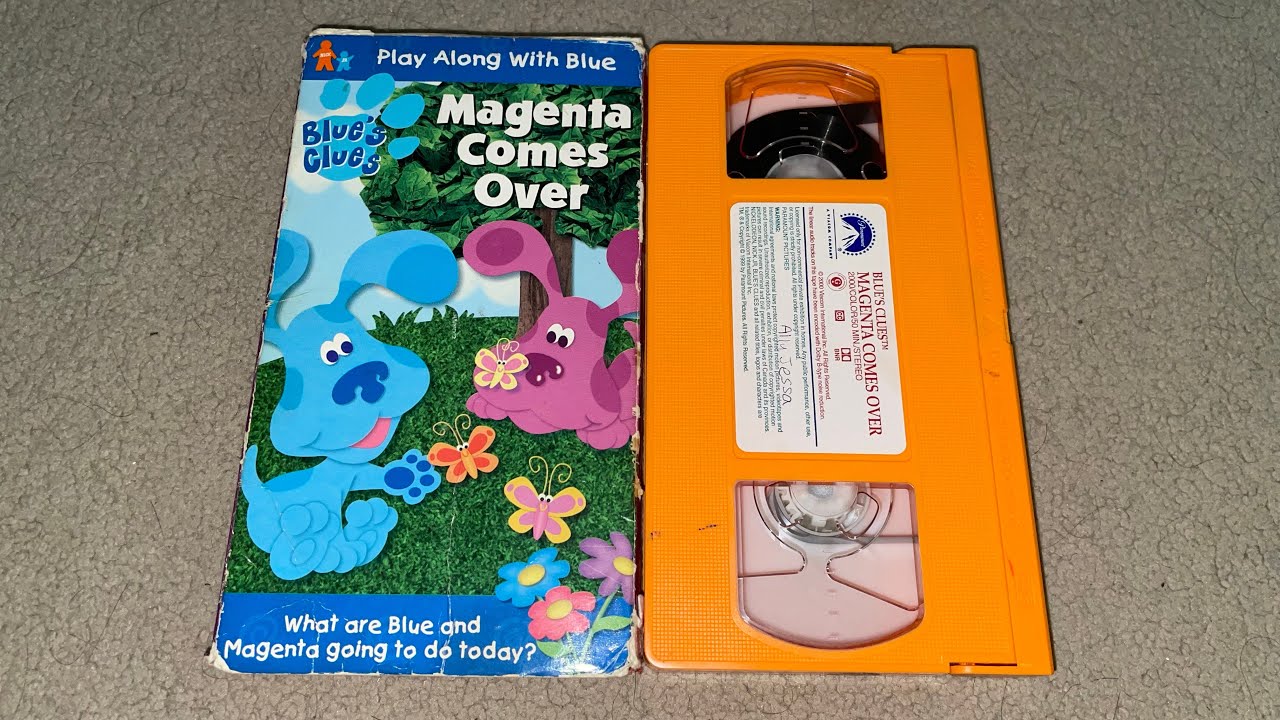 Opening To Blue’s Clues: Magenta Comes Over 2000 VHS - YouTube