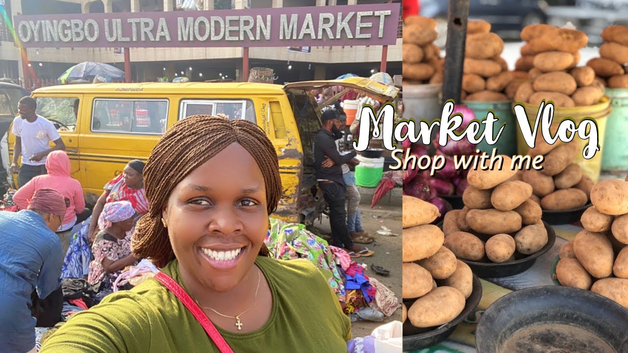 Market Vlog| Oyingbo Market Shopping | Cost of food items in Nigeria ...