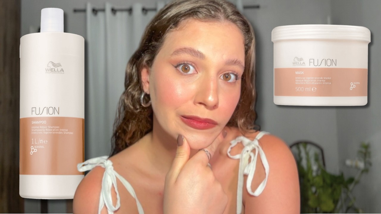 Testando WELLA pela primeira vez! Vale a pena? linha Fusion da Wella em ...