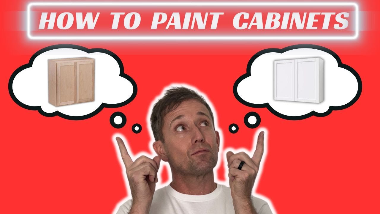 How to Paint Kitchen Cabinets - YouTube