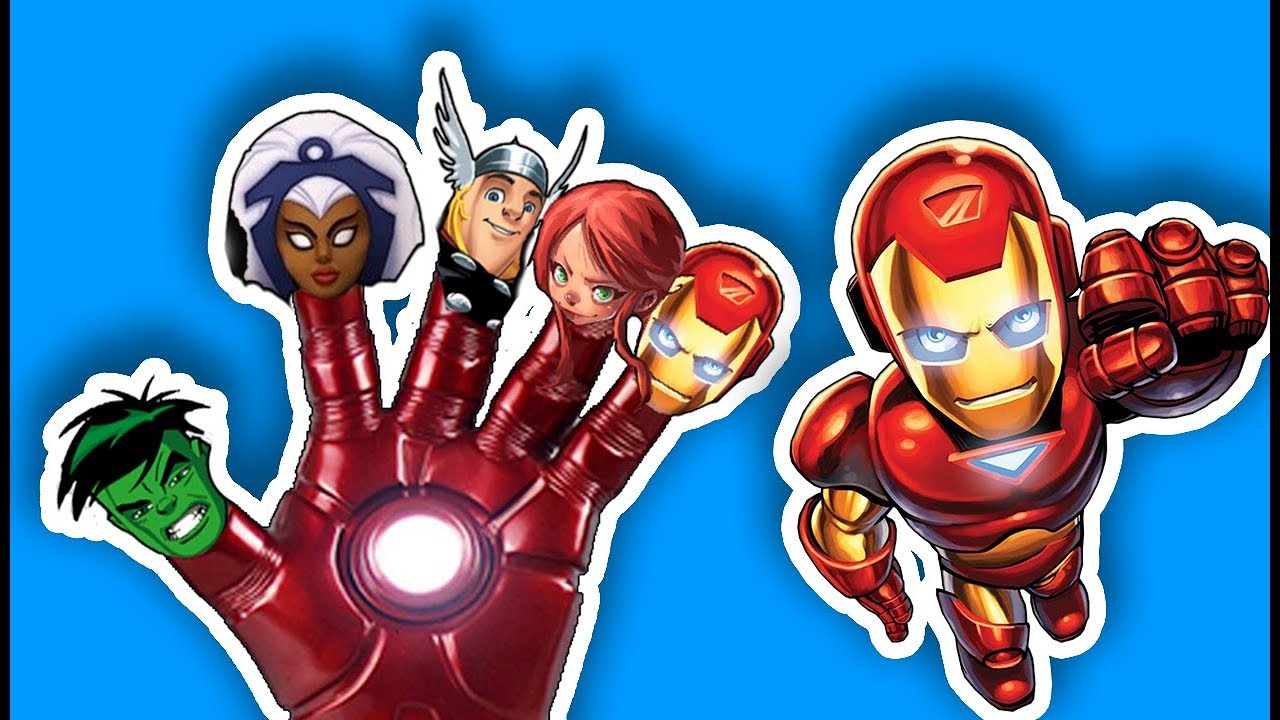 Marvel Finger Family Song | Nursery Rhymes for Babies and Kids - YouTube