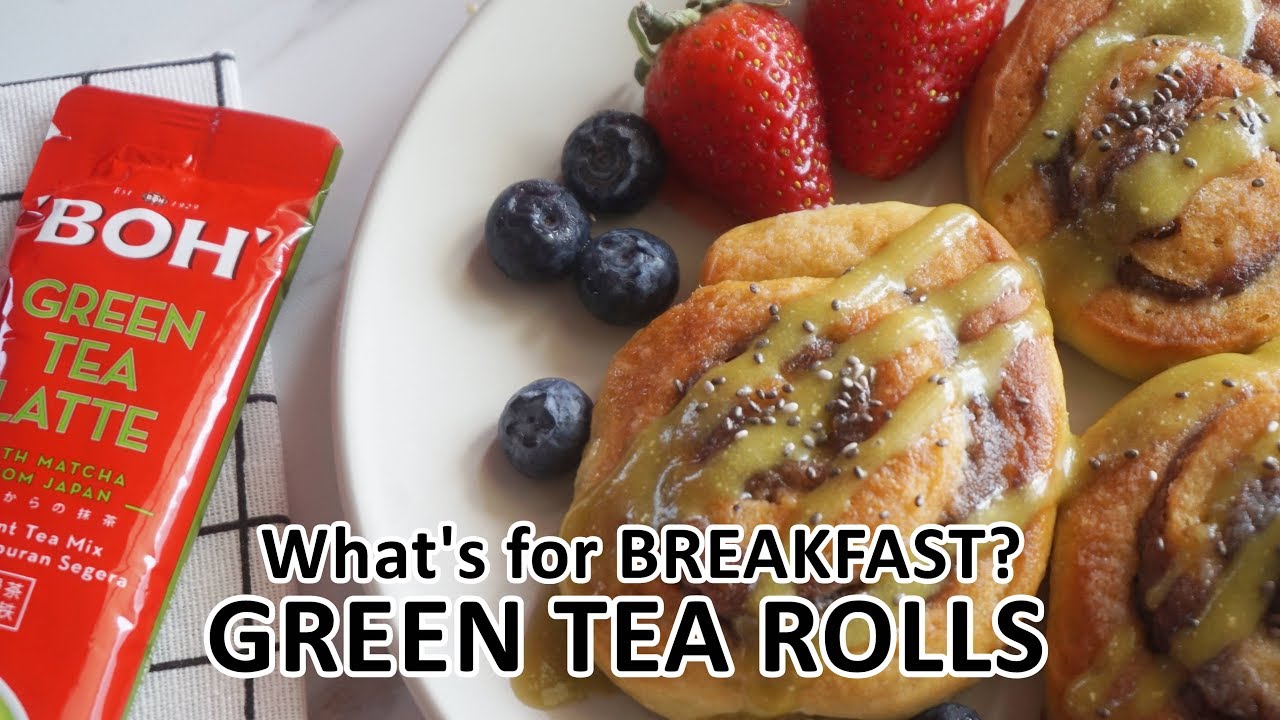 Recipe Green Tea Rolls - YouTube