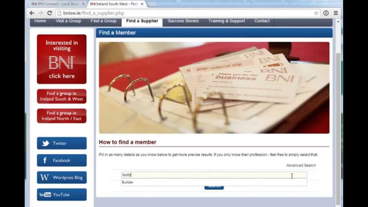 BNI Profile - How to make yours visible on internet and public networks ...