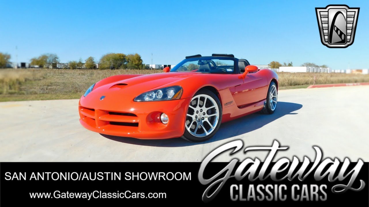 2003 Dodge Viper - Gateway Classic Cars - San Antonio/Austin Stock# 148 ...