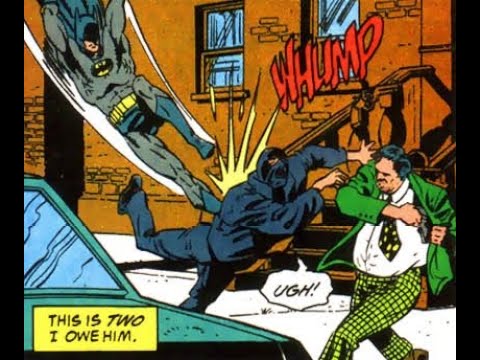 batman saves harvey bullock's life - YouTube