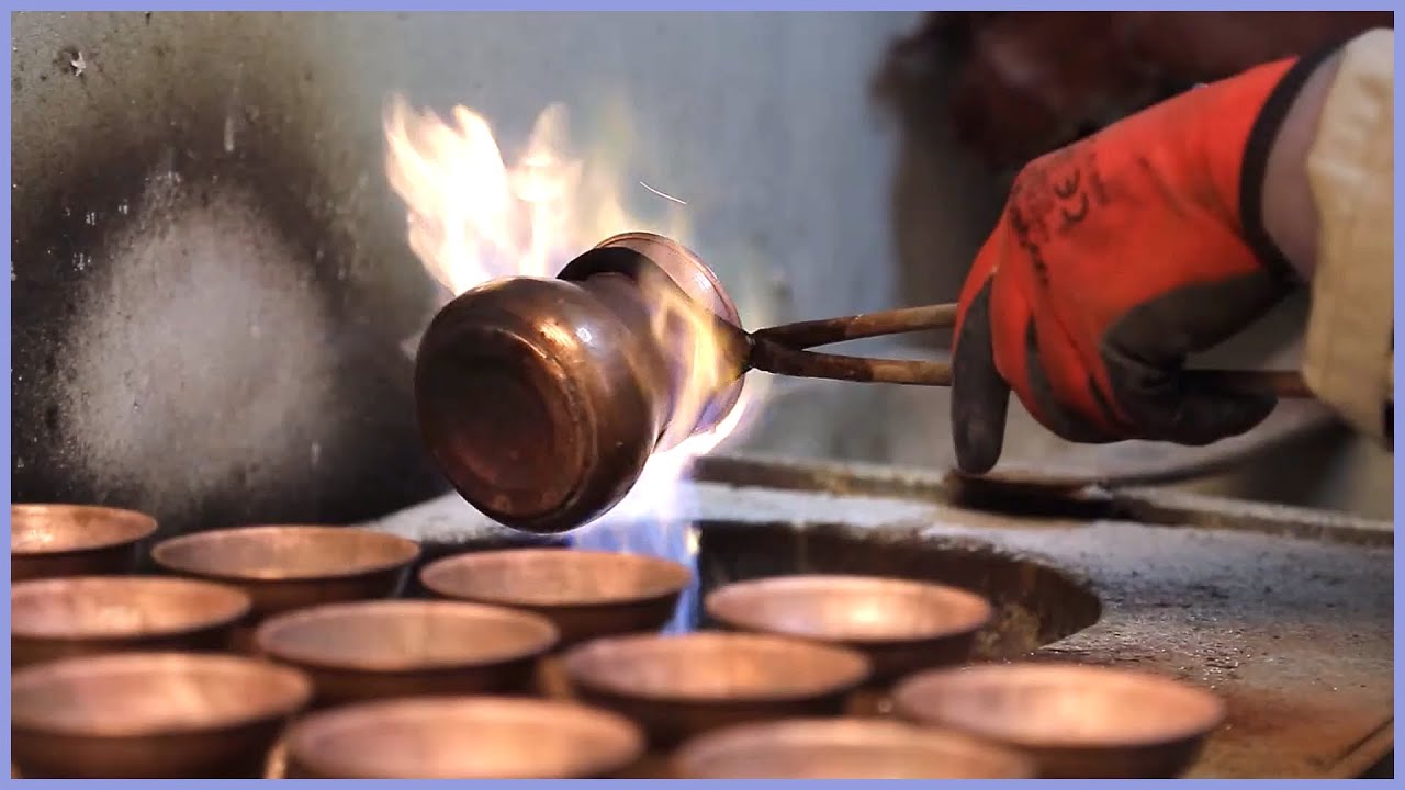 Amazing Process of Making Handmade Copper Crafts by Turkish Artisans ...