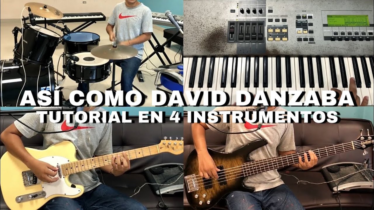 Así Como David Danzaba | Ministerios De Alabanza | En 4 Instrumentos ...