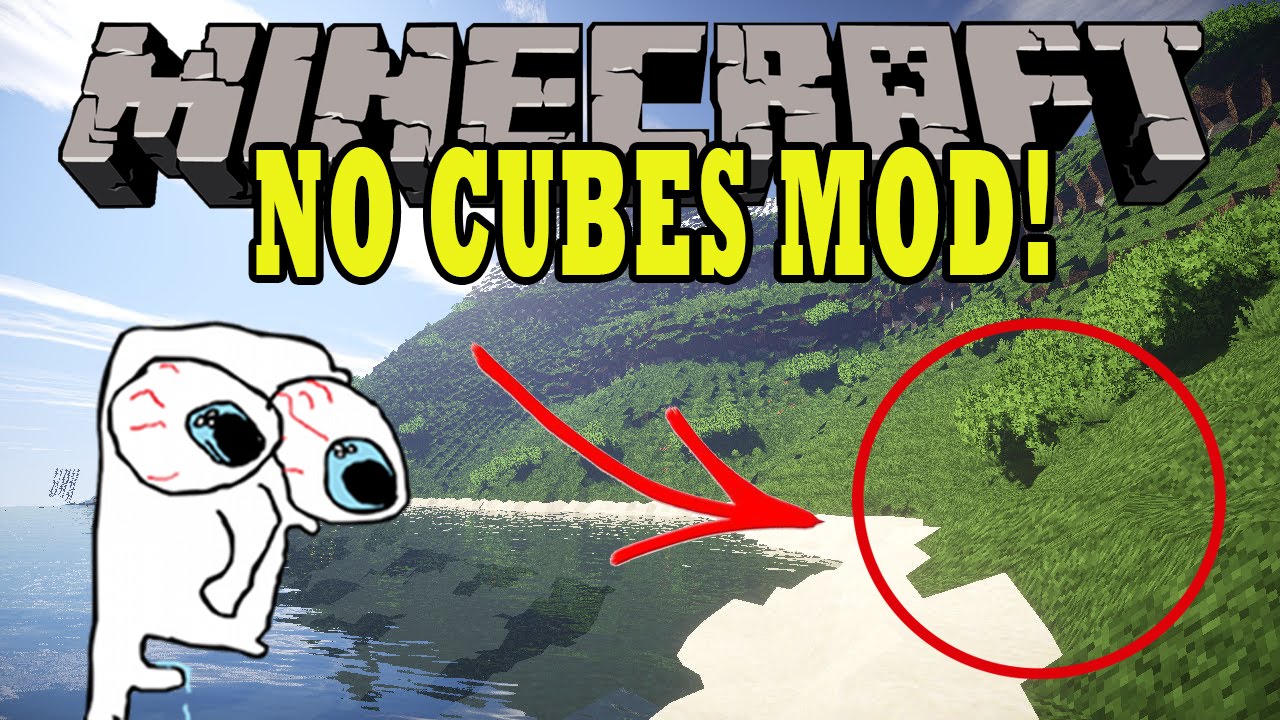 NO CUBES MOD - No mas cubos, solo círculos! - Minecraft mod 1.7.10 ...