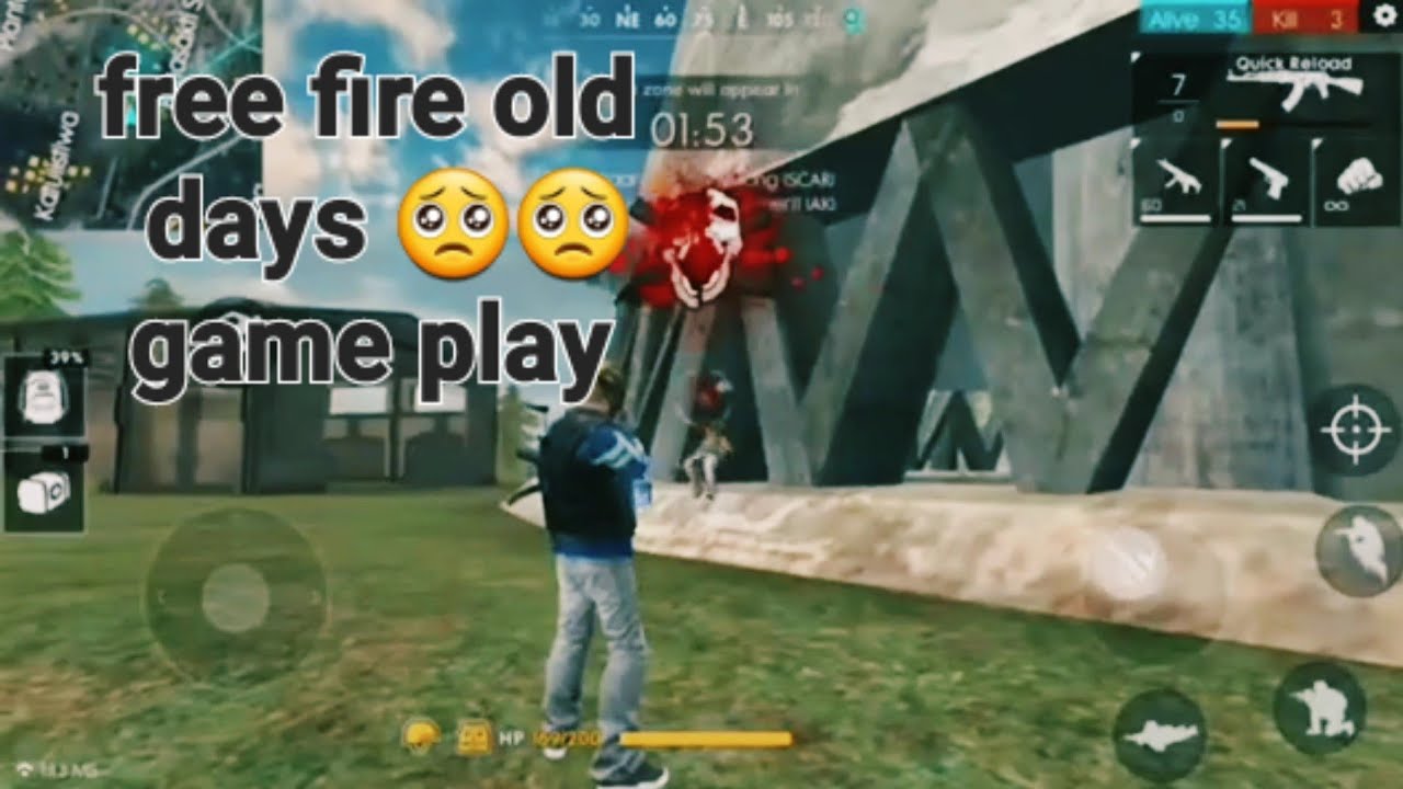 free fire old days game play 🥺😭 || full video watch now || remember old ...