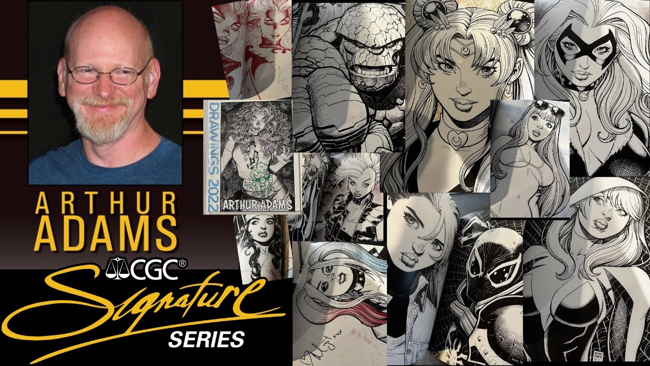 Arthur Adams CGC 1/1 Sketch Book Unboxing – Signature Series Revealed ...