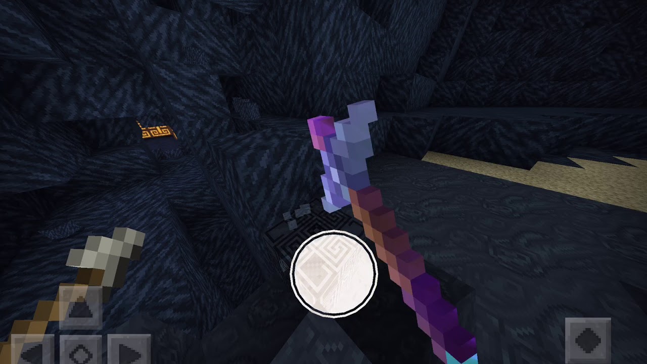 MCPE: How to continuously mine netherrack w/ efficiency V diamond ...