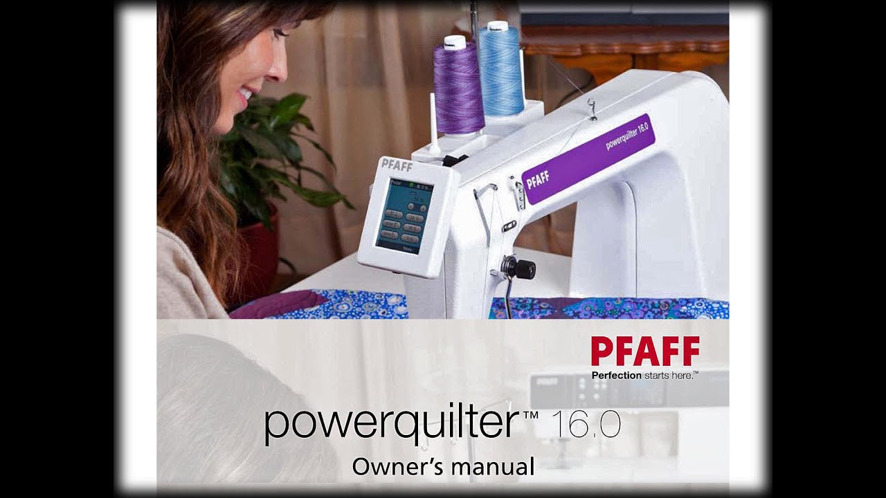 Pfaff _Power Quilter 16. 0 _(hw 39 _1080p HD) - YouTube