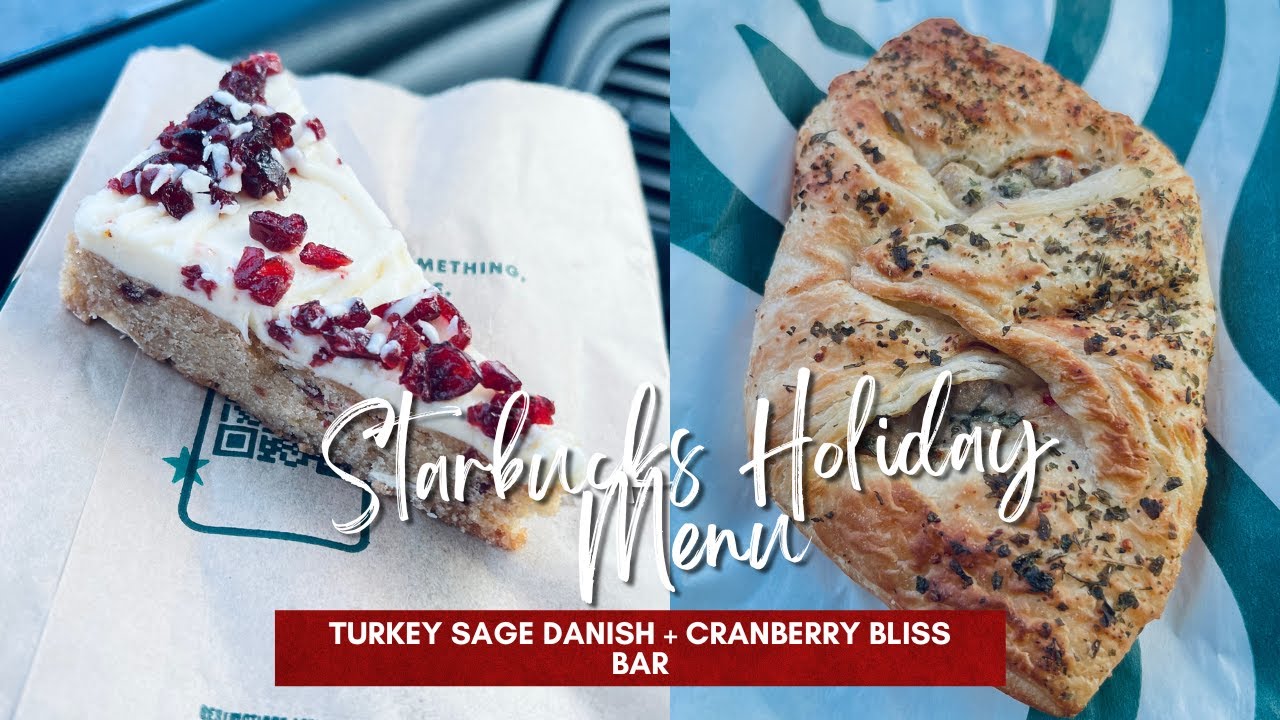Vlogmas Day 3: Turkey & Sage Danish, Iced Gingerbread Oatmilk Chai ...