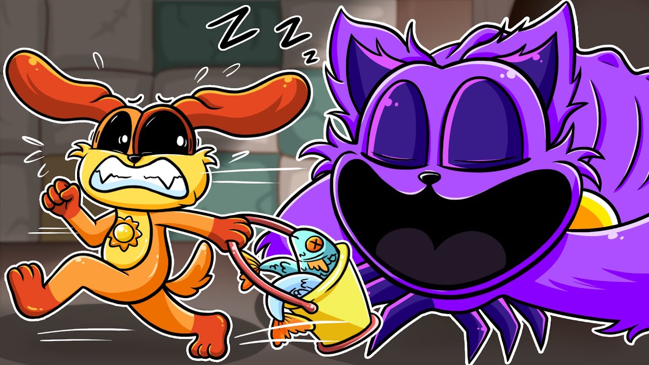 Catnap and Brother Go Fishing In Poppy Playtime Chapter 3 - YouTube