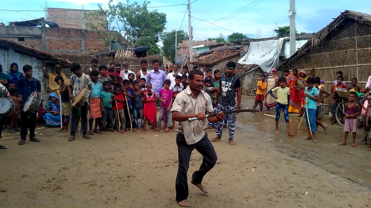 Muharram ka khel Samastipur Bihar hasanpur sapri - YouTube