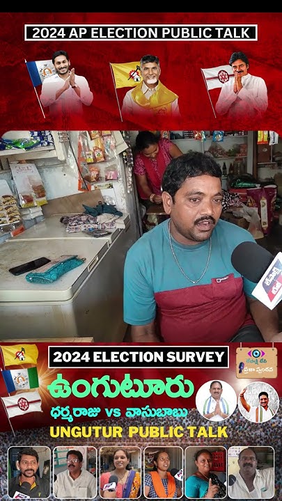 ఉంగుటూరు ప్రజా స్పందన | Unguturu Public Talk | AP Elections 2024 | YCP | TDP | JSP | BJP - YouTube
