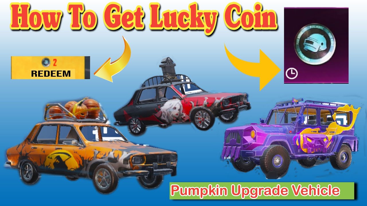 How To Get Lucky Coin in Pumpkin Vehicle Skin Event in PUBG Mobile ...