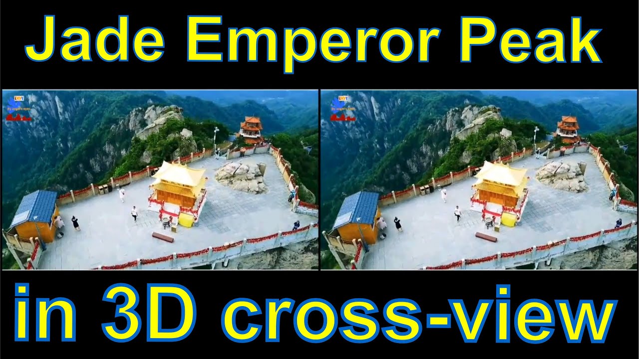 Jade Emperor Peak or Mount Tai, China, in 3D video "by angel's eyes ...