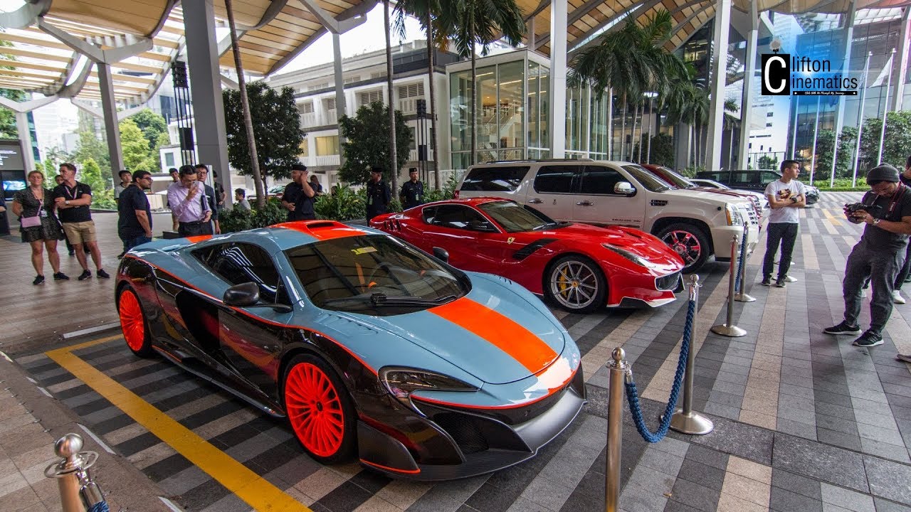 McLaren 675LT and Ferrari F12 TDF - F1 Day 3 - YouTube