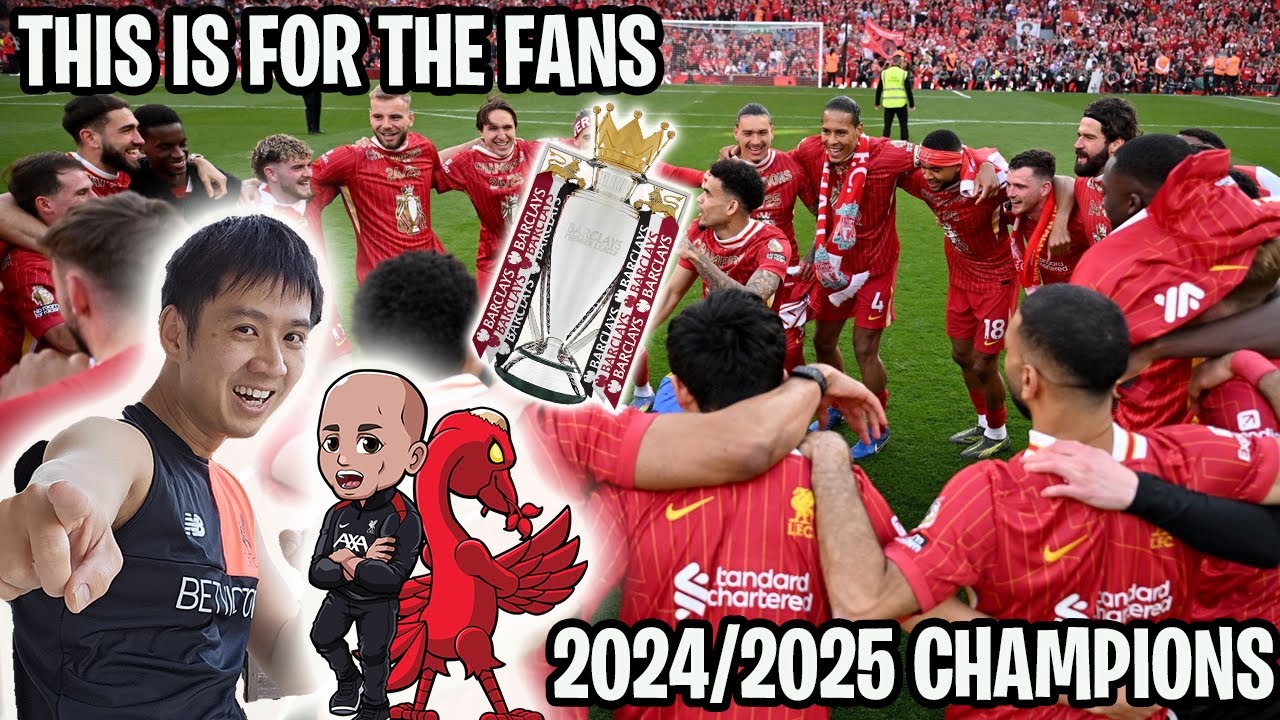 LIVERPOOL WIN THE PREMIER LEAGUE - YouTube