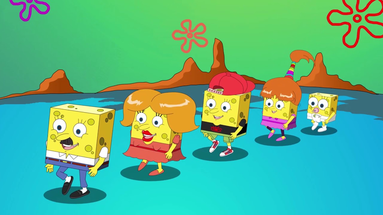 Spongebob Finger Family Nursery Rhyme for Children - YouTube
