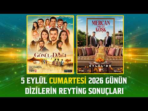 5 Eylül Cumartesi Günün | Dizilerin Reyting Sonuçları | Bölüm 238
