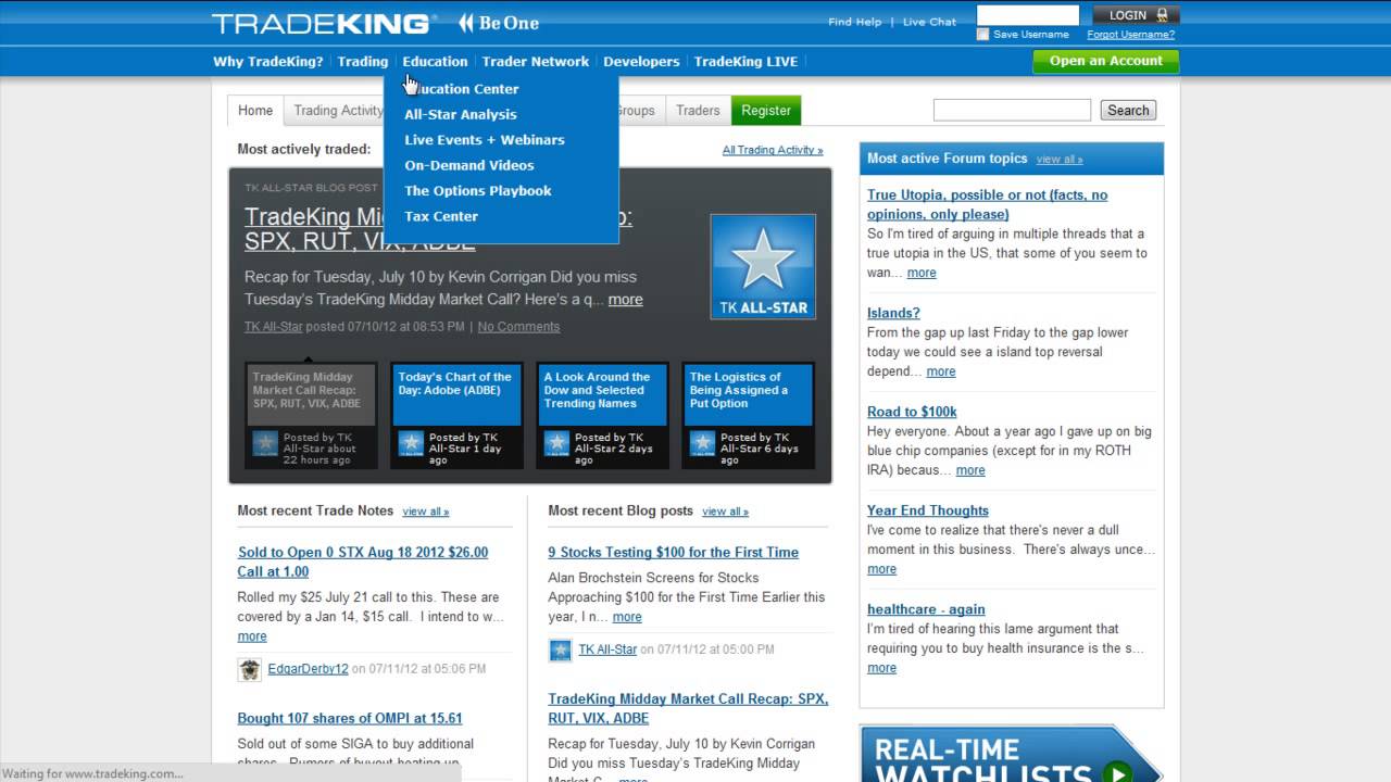 TradeKing Video Review - YouTube