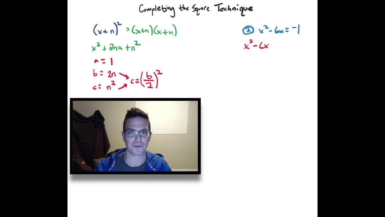 Completing the Square Technique - YouTube
