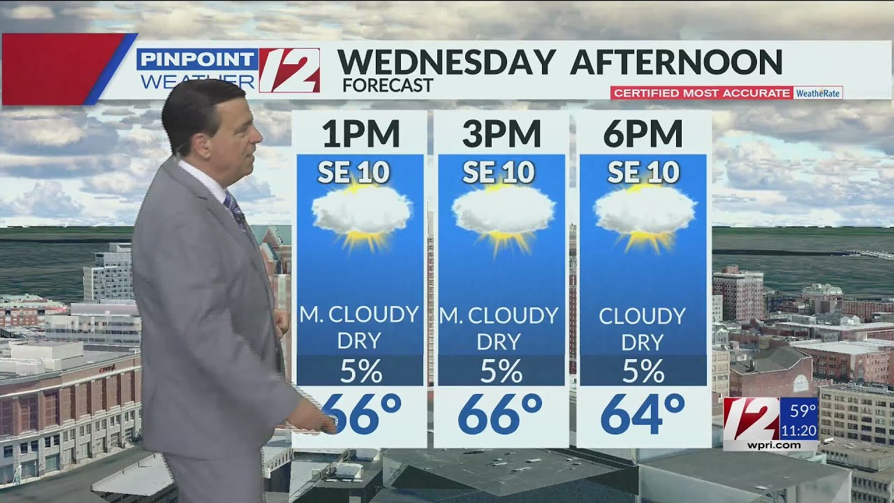 WPRI 12 Weather Forecast 9/24/24 Cool Dry Wednesday - YouTube