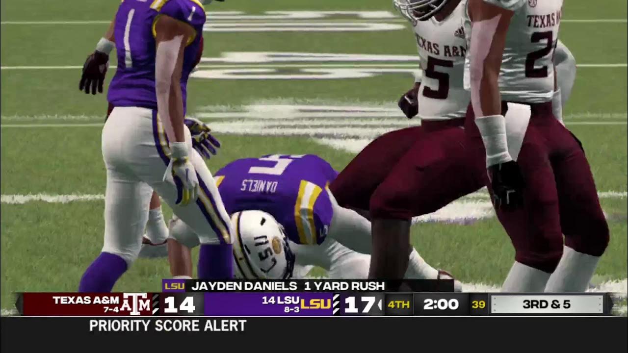 NCAA Football 14 CFB Revamped Mod Stream - Iron Bowl and LSU & TAMU Vs. LSU 11/23/23 - YouTube