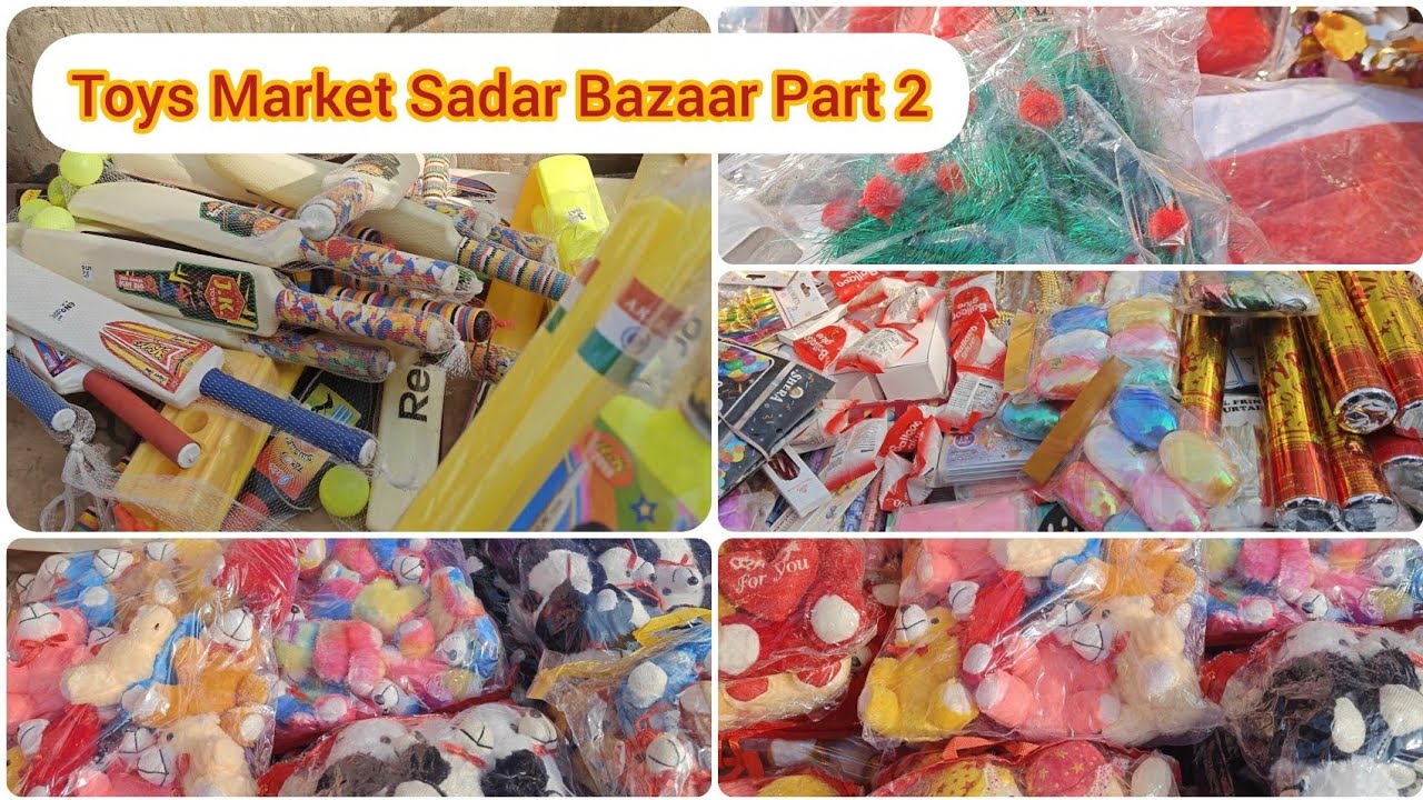 Toys Market Sadar Bazaar || Wholesale Toy Market - YouTube