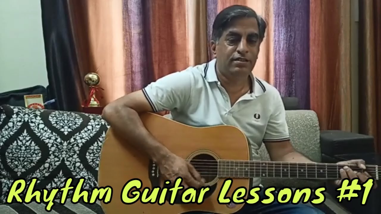 Rhythm Guitar Lessons for BEGINNERS - How to Count Rhythm on Guitar ...