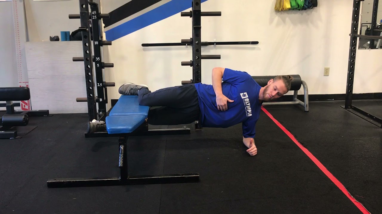 Adductor Side Plank Progression - YouTube