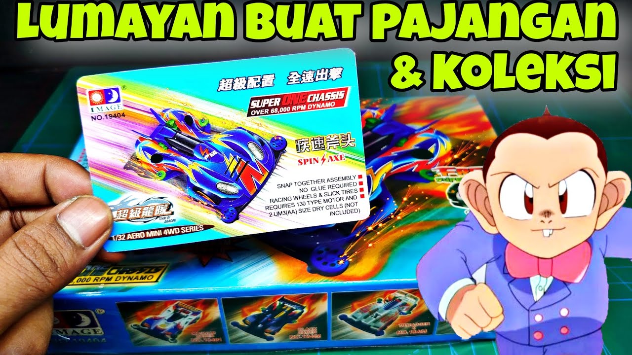 #18 Nostalgia, review Spin Axe, Tokici Lets And Go | Tamiya mini 4WD ...