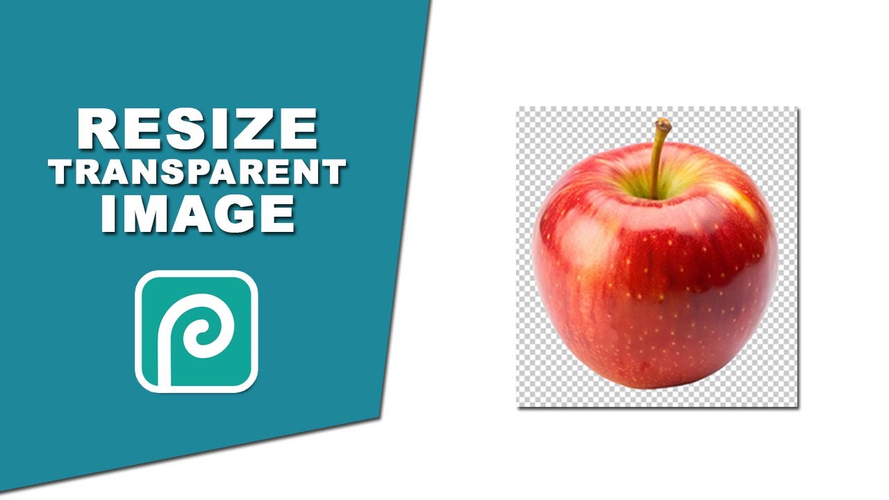 How to resize transparent image in Photopea - YouTube