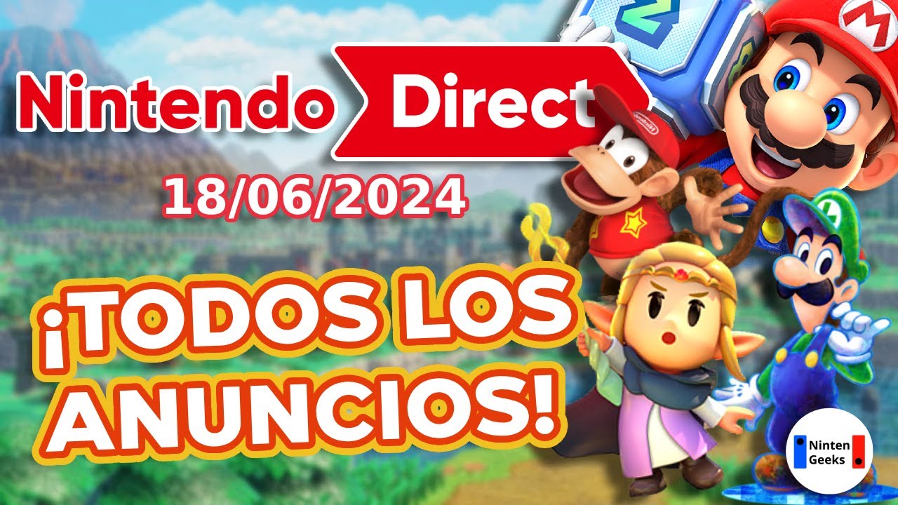 ¡Resumen de TODOS los ANUNCIOS del NINTENDO DIRECT de junio 2024! - YouTube
