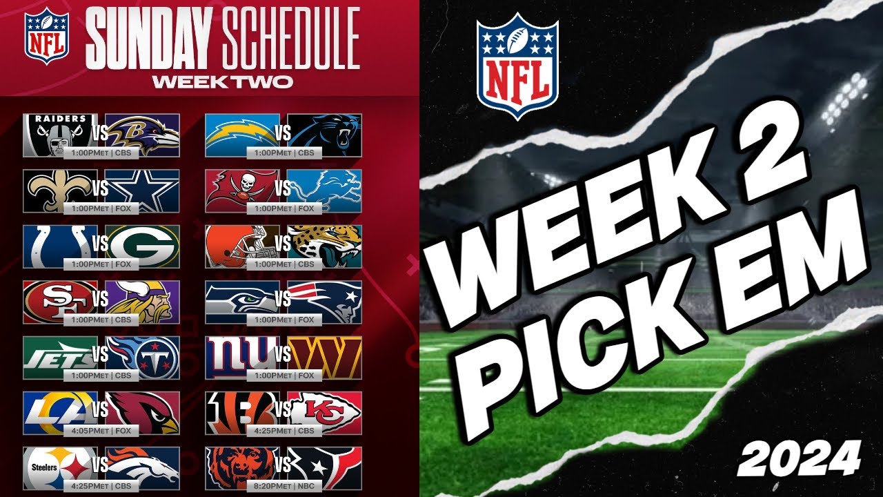 NFL WEEK 2 GAMEDAY PICKS - YouTube
