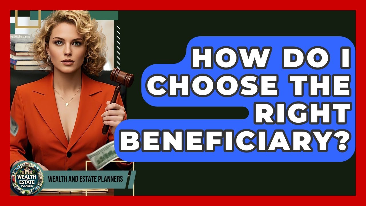 How Do I Choose The Right Beneficiary? - Wealth and Estate Planners ...