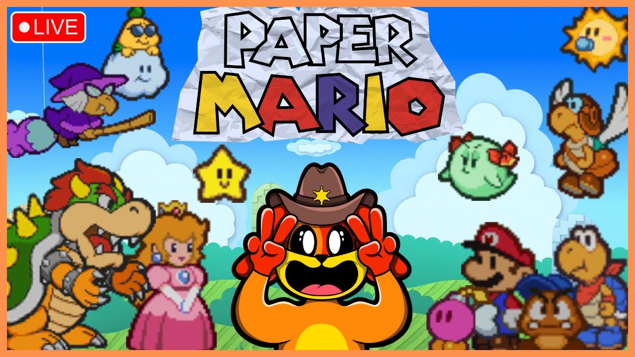 Bout To Fold This Challenge Paper Mario - YouTube