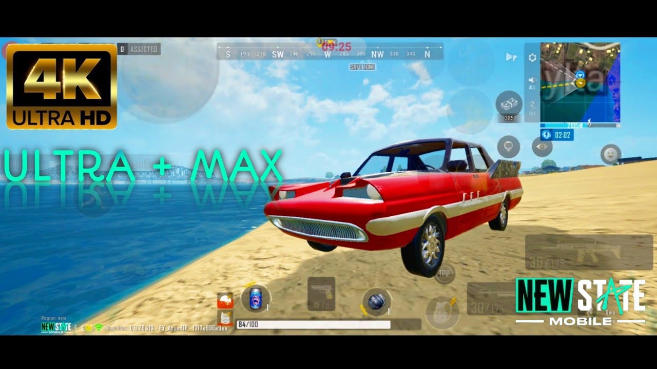 4K | ULTRA MAX GRAPHICS | NEW STATE MOBILE | ATOM - YouTube